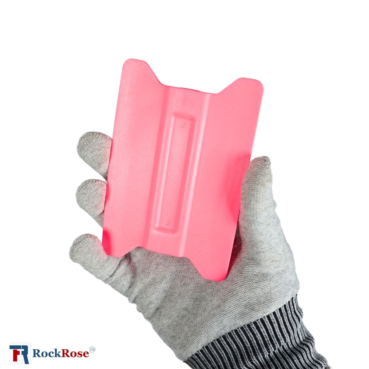 Soft Vinyl Wrap Wing Squeegee (Pink) | RockRose Car Wrap Tool