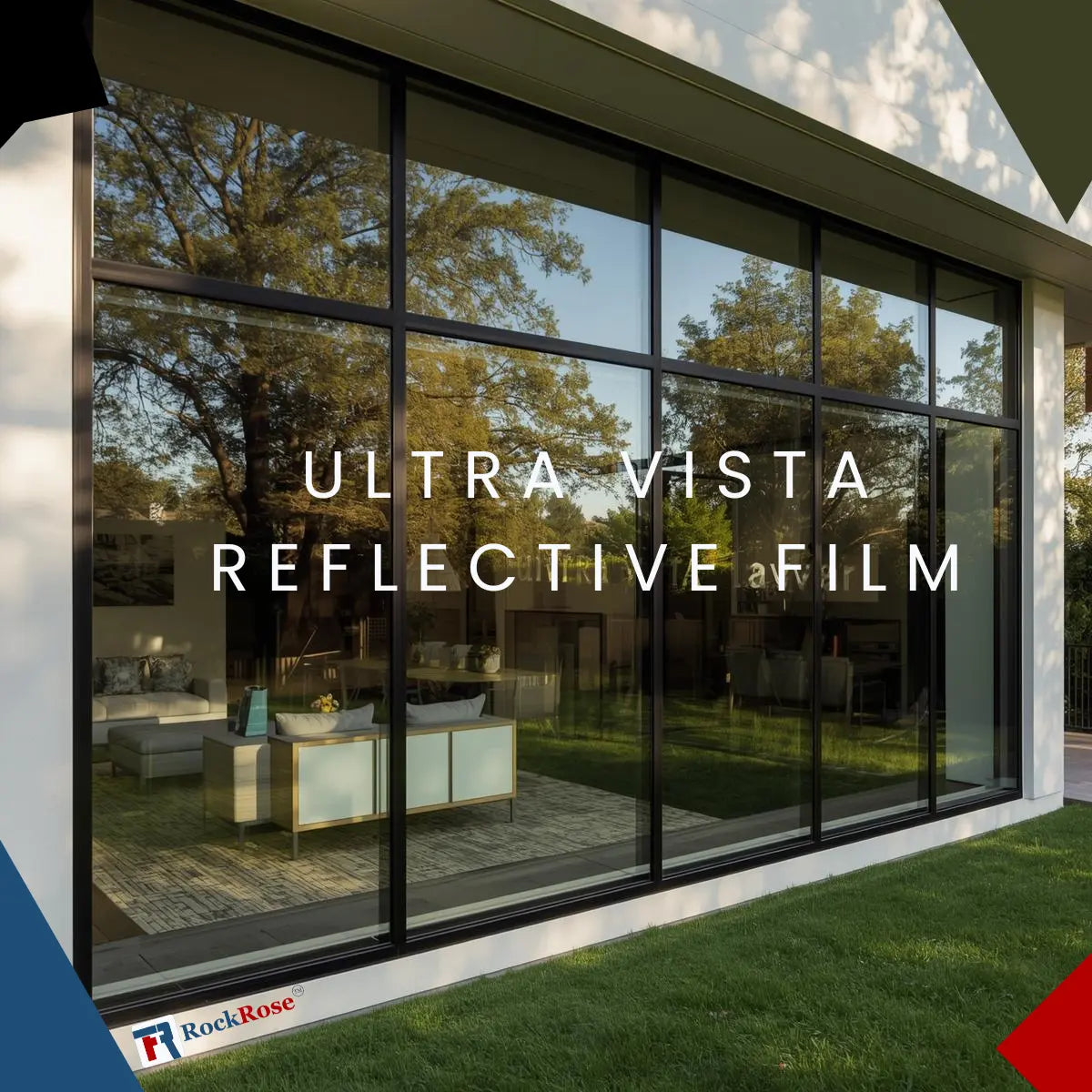 Ultra Vista Reflective Window Film Houston | UV & Heat Blocking Tint