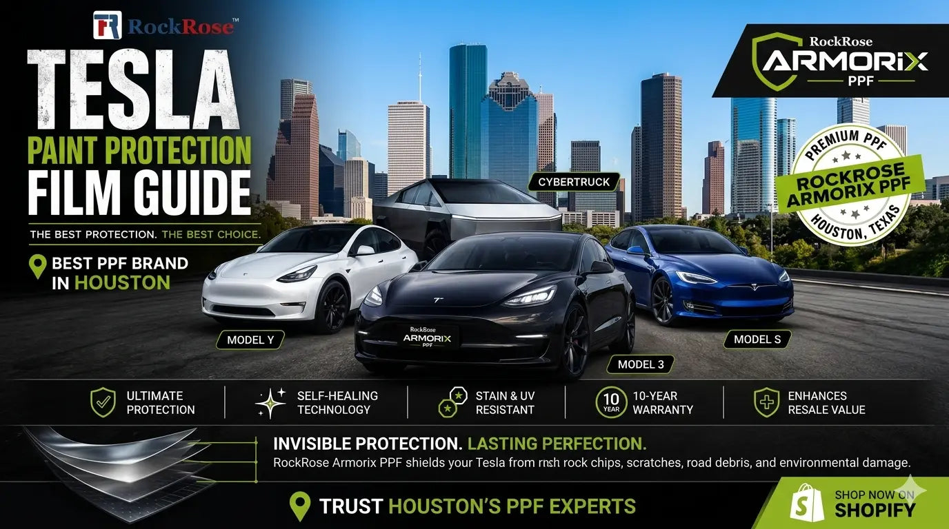 Tesla Paint Protection Film Houston | Best Tesla PPF Installation Guide