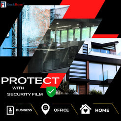 8 Mil Clear Safety & Security Window Film – Anti-Shatter, 99% UV Block