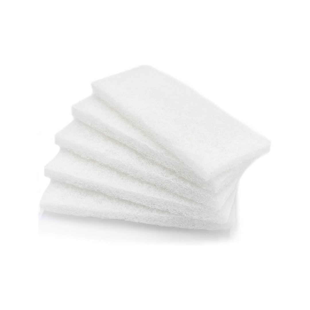 Rockrose Premium White Scrub Pad with Non-Abrasive Design - Lightweigh ...