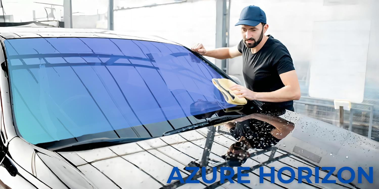 Chameleon Window Tint Film – UV/Heat Protection, High VLT Deep Blue Tint