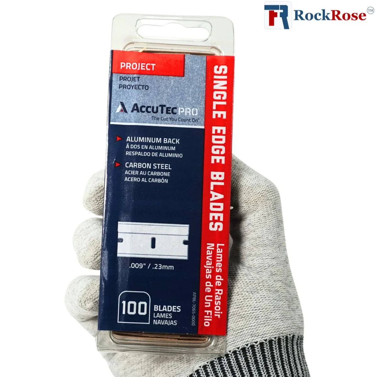 Stainless Steel Single-Edge Scraper Blades – Pack of 100 | Precision ...