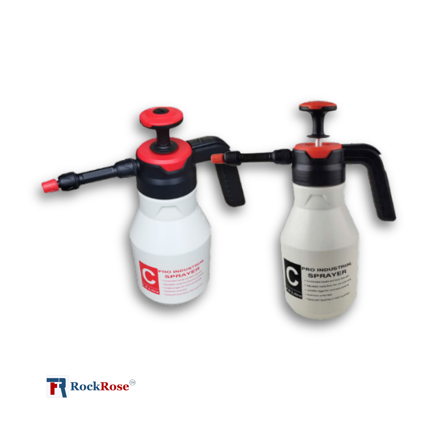 Rockrose Pressure Pump Sprayer Bottle for Household Cleanings - Adjust ...